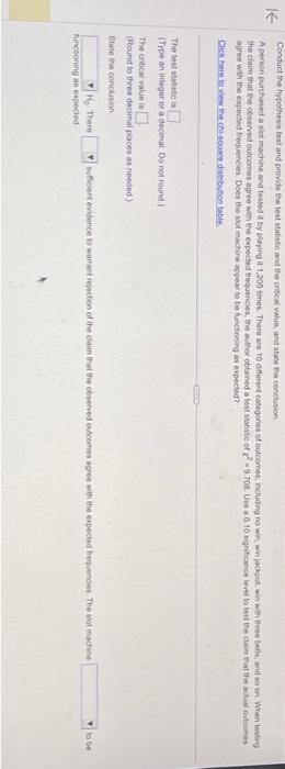 Solved Conduct the fiypothesis test and provide the lest | Chegg.com