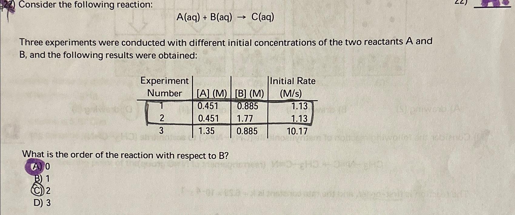 Solved Consider the following | Chegg.com