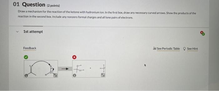 Solved Draw a mechanism for the reaction of the ketone with | Chegg.com
