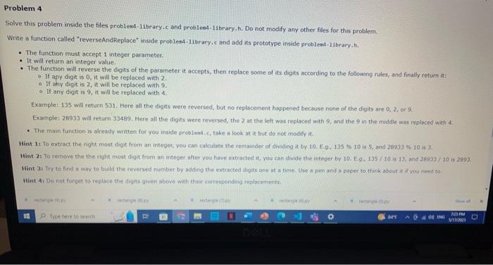 Solved olve this problem inside the files problent-11beary.c | Chegg.com