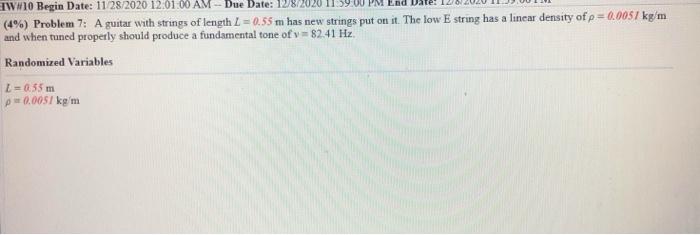 Solved WW1 Begin Date: 11 28/2020 12:01:00 AM Due Date: | Chegg.com