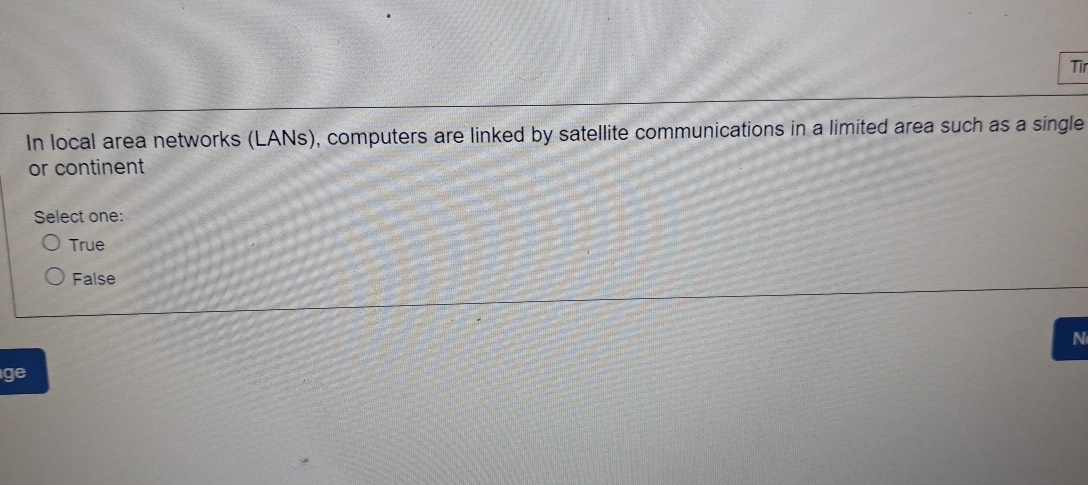 Solved In local area networks (LANs), ﻿computers are linked | Chegg.com