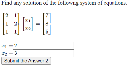 Solved Please explain why the solution is not x1 = 2 ﻿and | Chegg.com