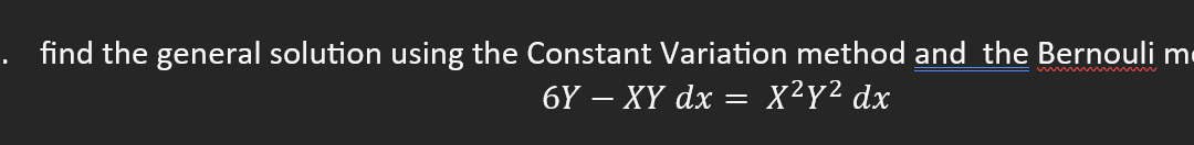 Solved find the general solution using the Constant | Chegg.com