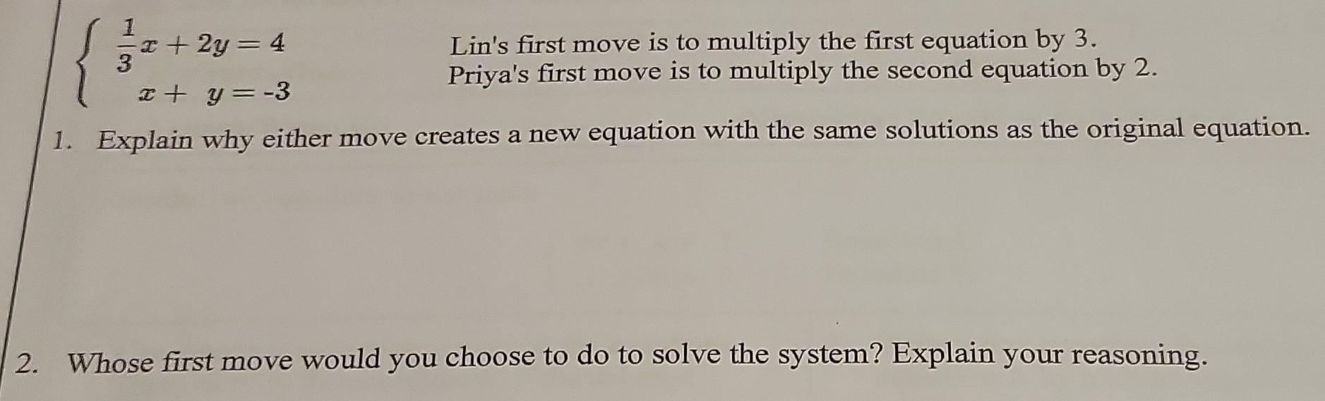 Solved 1. What were Elena's first two moves? What might be | Chegg.com