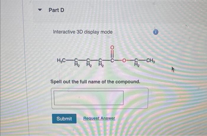 Solved Interactive 3D display mode Spell out the full name | Chegg.com