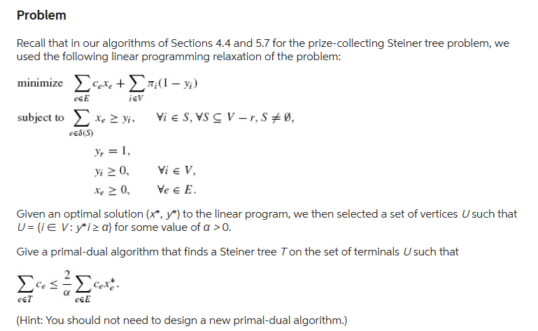 Solved Problemrecall That In Our Algorithms Of Sections 44 5407