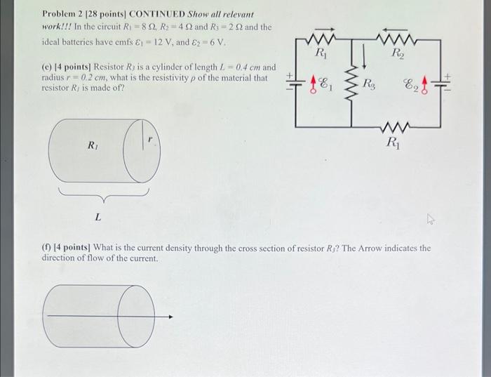 Solved Problem 2 |28 points ∣ CONTINUED Show all relevant | Chegg.com