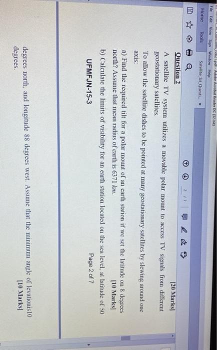 Solved Adobe Acrobat Reader) File Edit View Sign Window Help | Chegg.com
