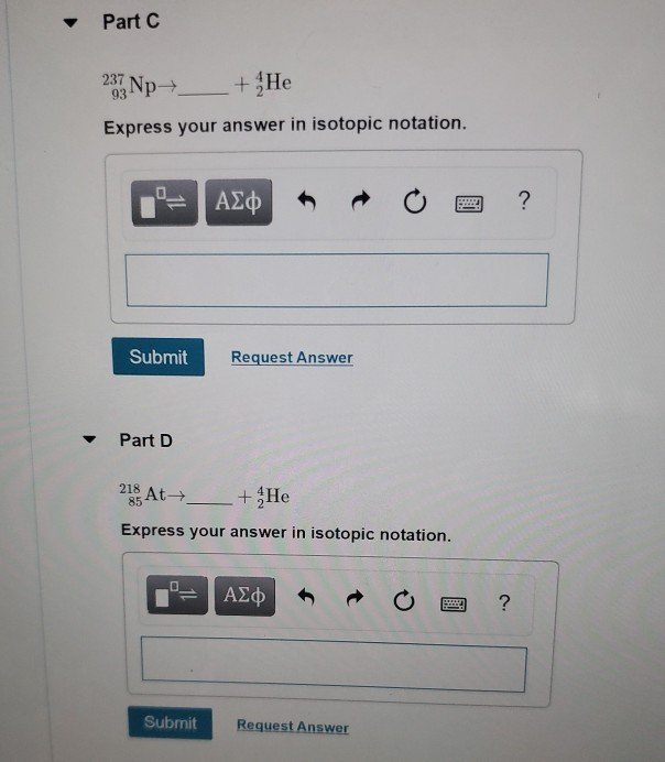 Solved Fill in the missing particles in each of the | Chegg.com