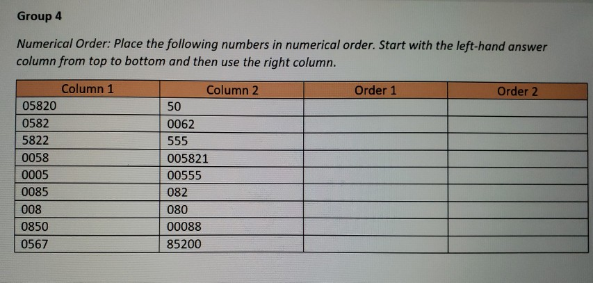 Solved Alphabetical Filing For each group of names below, | Chegg.com