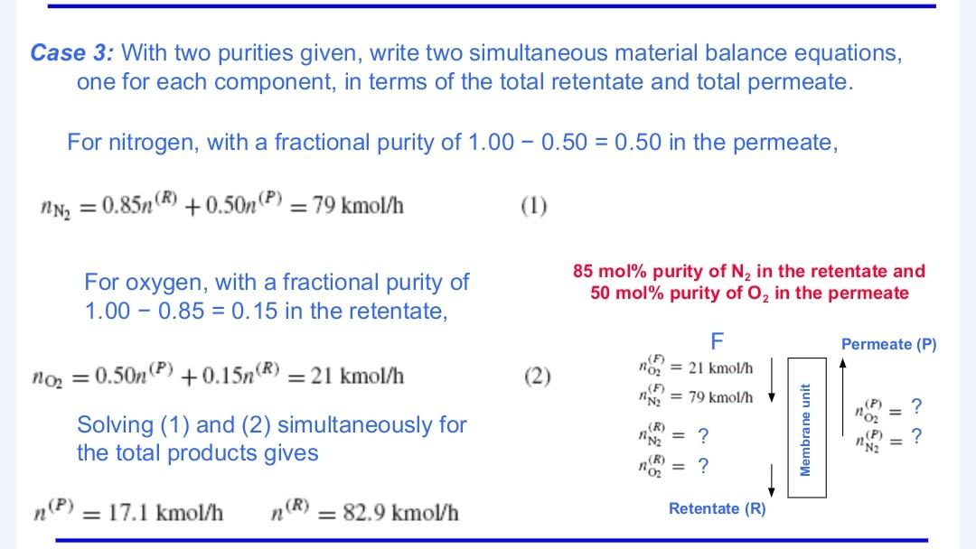 Solved Case 3: With two purities given, write two | Chegg.com