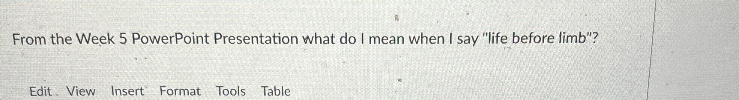 Solved From the Week 5 ﻿PowerPoint Presentation what do I | Chegg.com