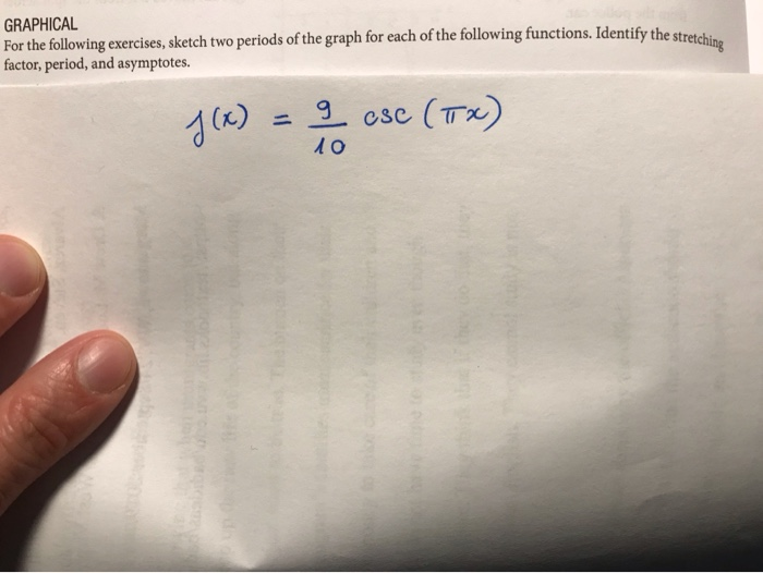 Solved GRAPHICAL For the following exercises, sketch two | Chegg.com