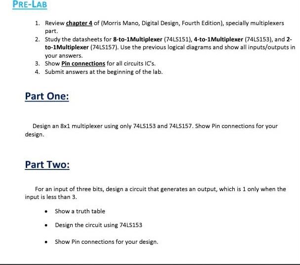 Solved عرصاتdigital logic i need part 2 more than part 1 its | Chegg.com