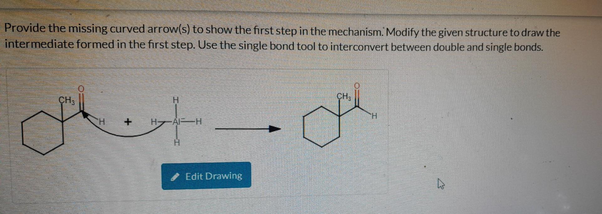 Solved Provide the missing curved arrow(s) to show the first | Chegg.com