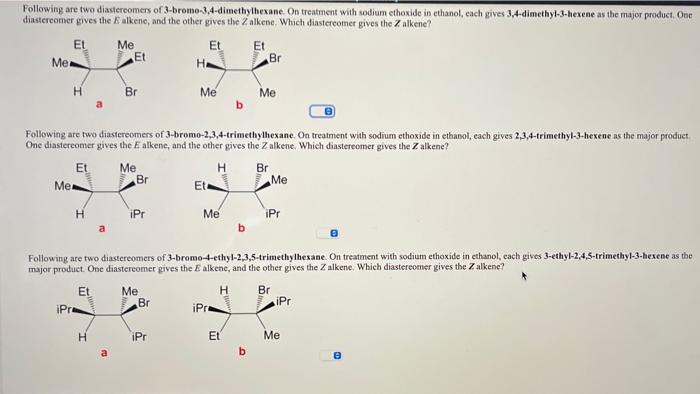 Solved Following are two diastereomers of | Chegg.com