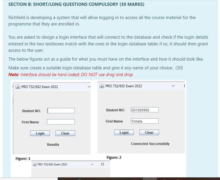 Solved SECTION B: SHORT/LONG QUESTIONS COMPULSORY (30 MARKS) | Chegg.com