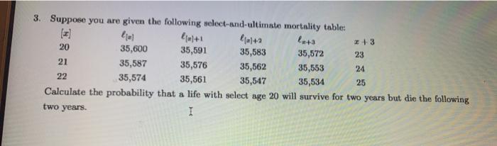 Solved 3. Suppose you are given the following | Chegg.com