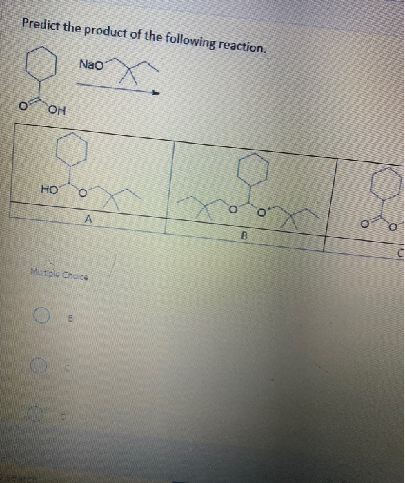 Solved Predict the product of the following reaction. Nao 0 | Chegg.com
