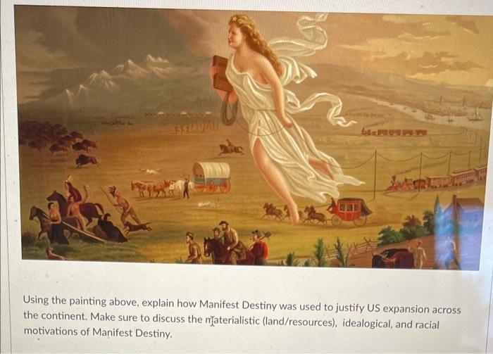 Solved A Using the painting above, explain how Manifest | Chegg.com