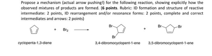 Solved Propose a mechanism (actual arrow pushing!) for the | Chegg.com
