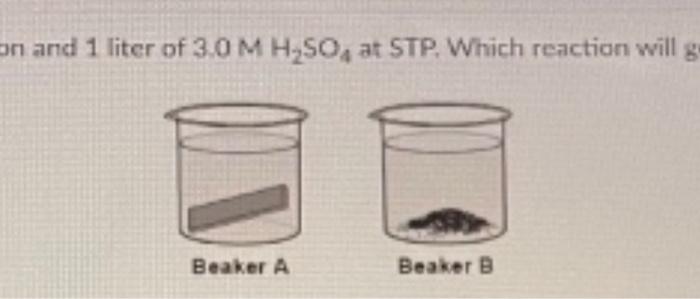 Solved Each beaker shown below contains 2.2 grams of Iron | Chegg.com