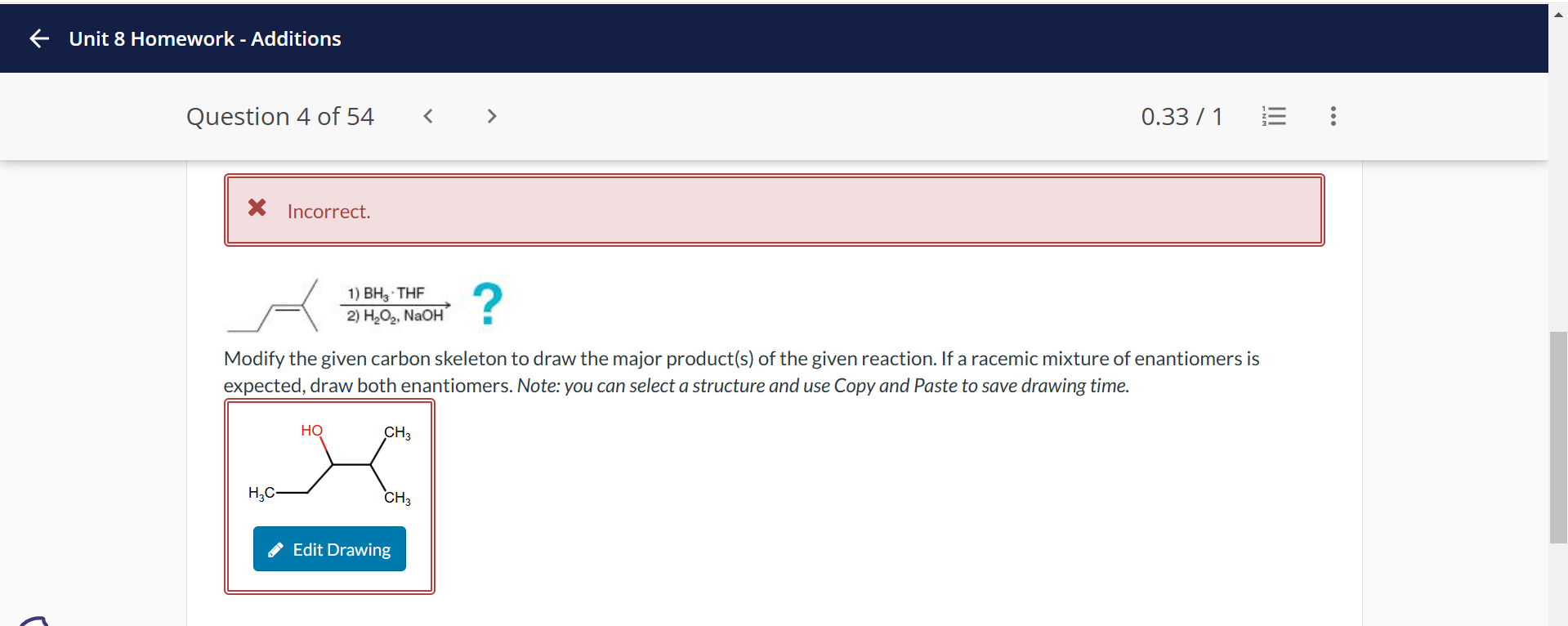 Solved Modify the given carbon skeleton to draw the major | Chegg.com