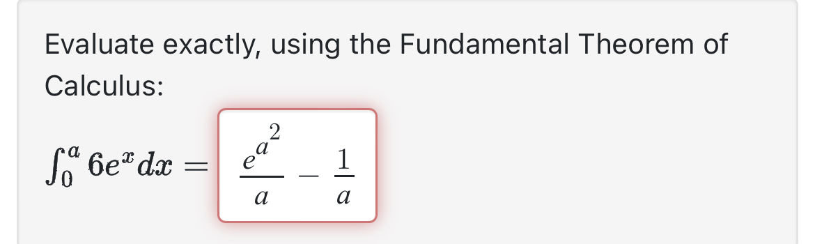 Solved Evaluate exactly, using the Fundamental Theorem | Chegg.com