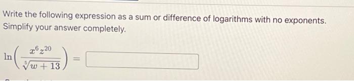 Solved Write the following expression as a sum or difference | Chegg.com
