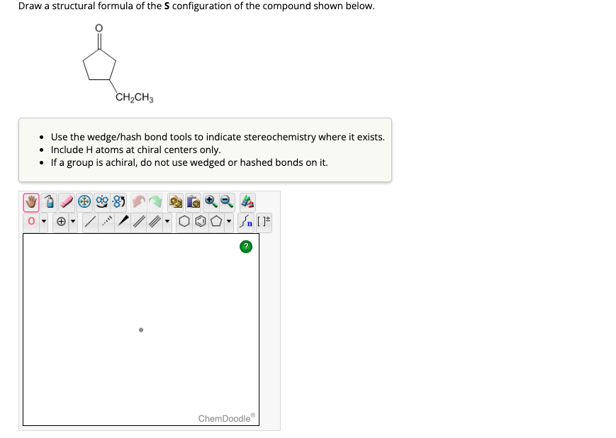 Solved ] ﻿Draw a structural formula of the S ﻿configuration | Chegg.com