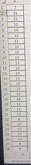 Solved For the data in attachment, find the percentile ranks | Chegg.com