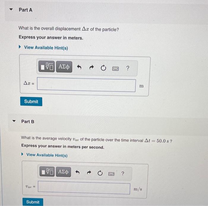 Solved To describe the motion of a particle along a straight | Chegg.com