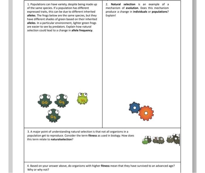 Solved 2. Natural selection is an example of a mechanism of | Chegg.com
