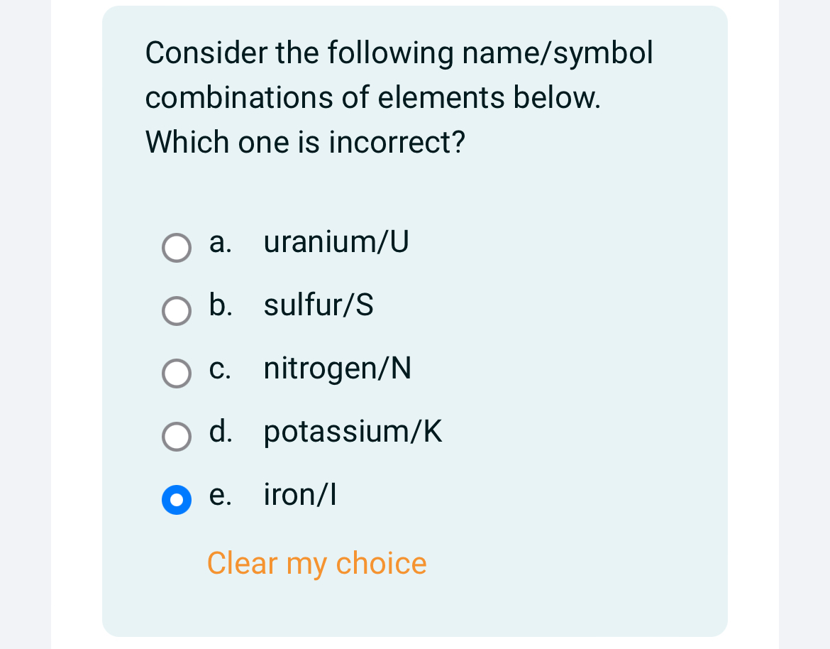 Solved Consider the following name/symbol combinations of | Chegg.com