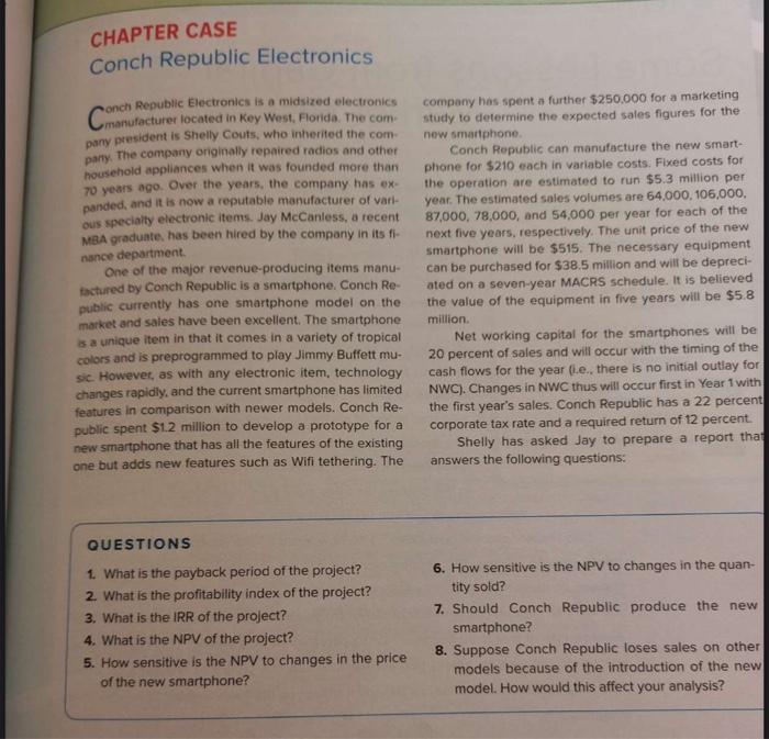 Solved Read the case study and answer all the questions in | Chegg.com