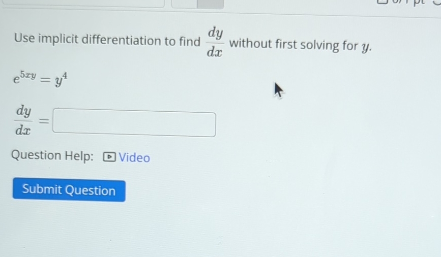 Solved Use implicit differentiation to find dydx ﻿without | Chegg.com