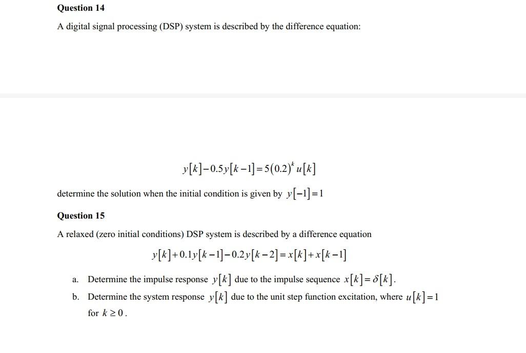 A Digital Signal Processing Dsp System Is Described 