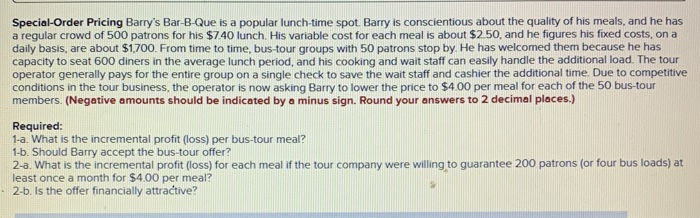 Solved eBook Make or Buy Terry Inc, manufactures machine | Chegg.com