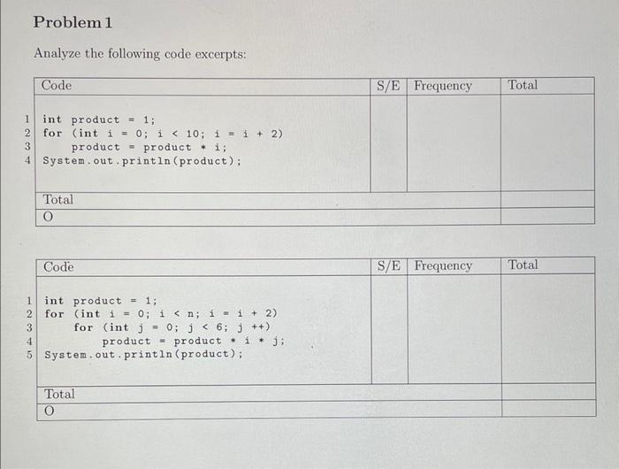 Solved Analyze the following code excerpts: Is there any | Chegg.com