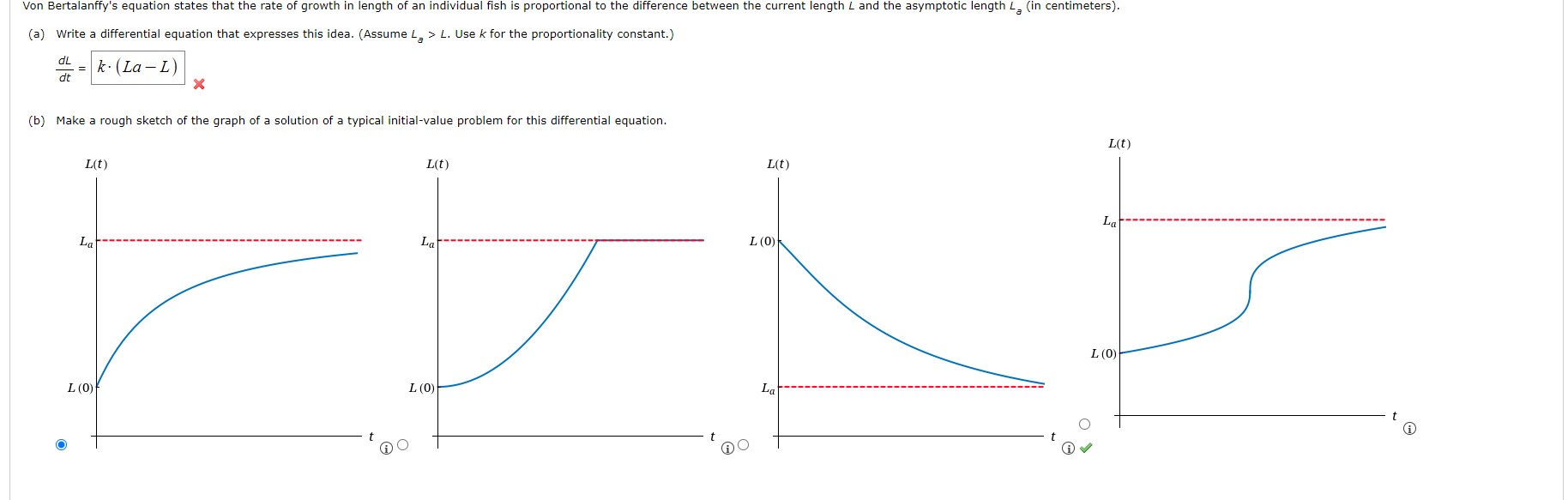 Solved (a) ﻿Write a differential equation that expresses | Chegg.com