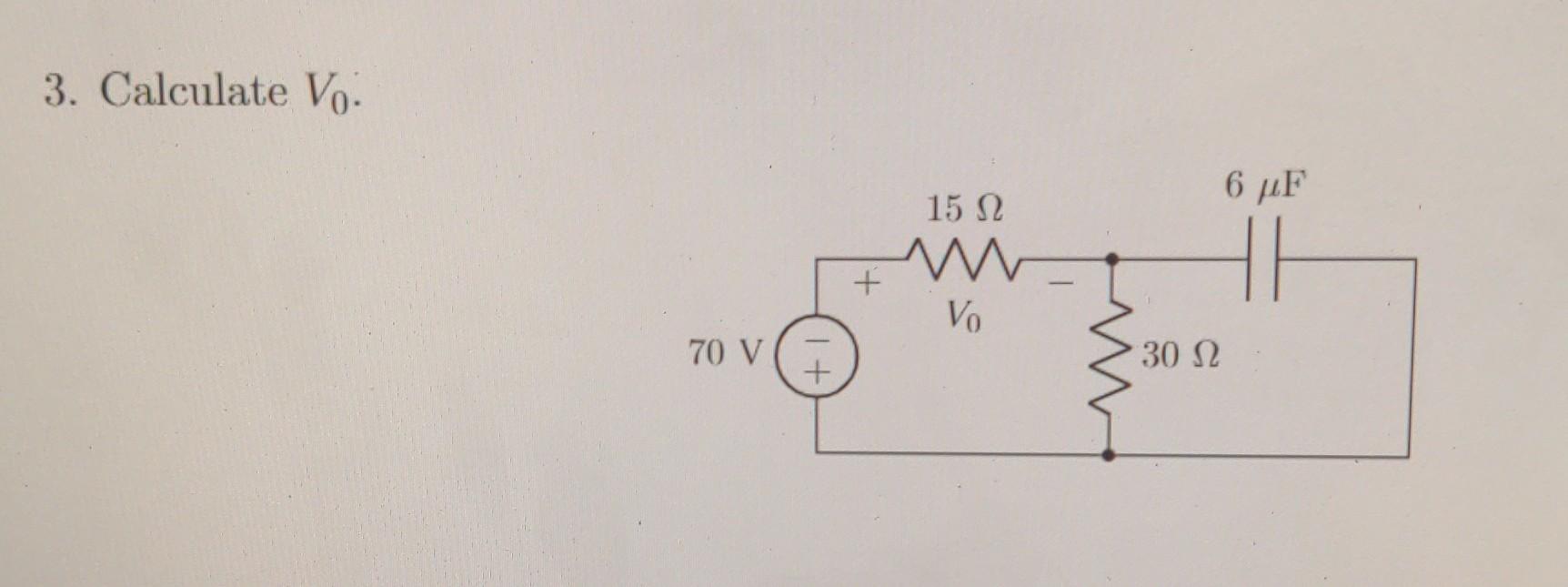 Solved 3. Calculate V0. | Chegg.com