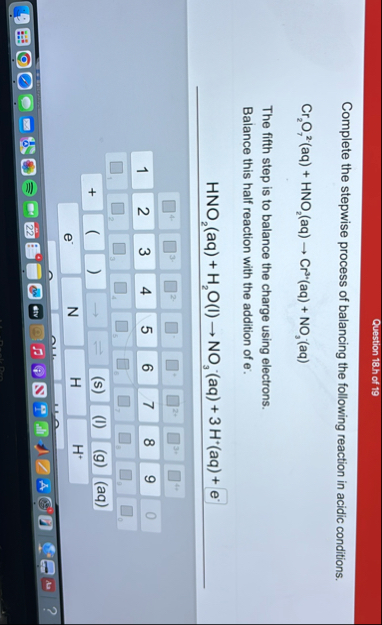 Solved Question 18 ﻿h of 19Complete the stepwise process of | Chegg.com