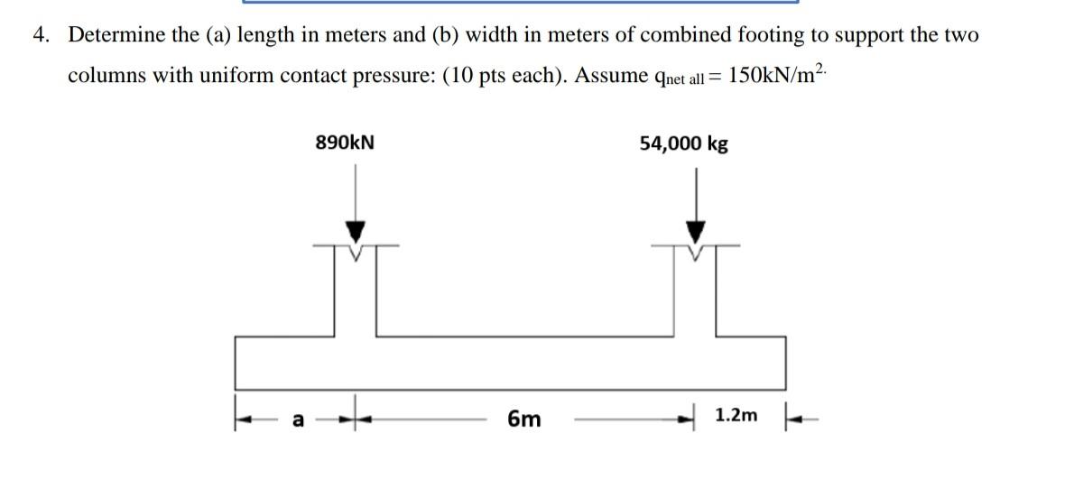 Solved 4. Determine the (a) length in meters and (b) width | Chegg.com