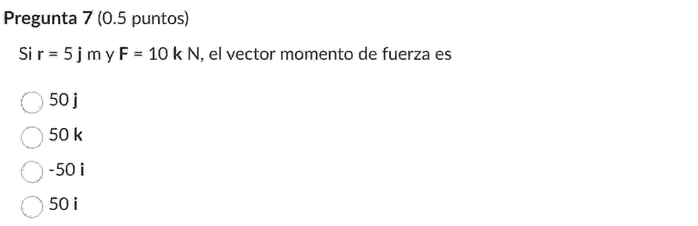 Solved Pregunta 7 (0.5 ﻿puntos)Si r=5jm ﻿y F=10kN, ﻿el | Chegg.com