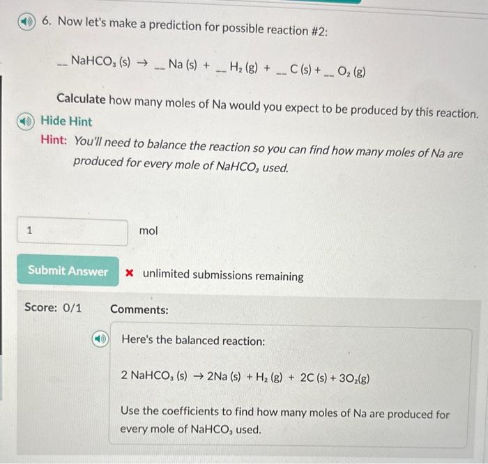 Solved Calculate how many moles of Na would you expect to be | Chegg.com