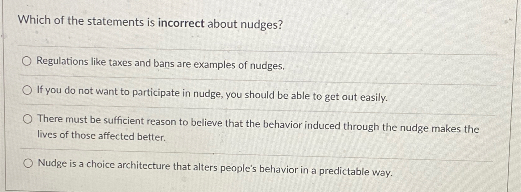 Solved Which of the statements is incorrect about | Chegg.com