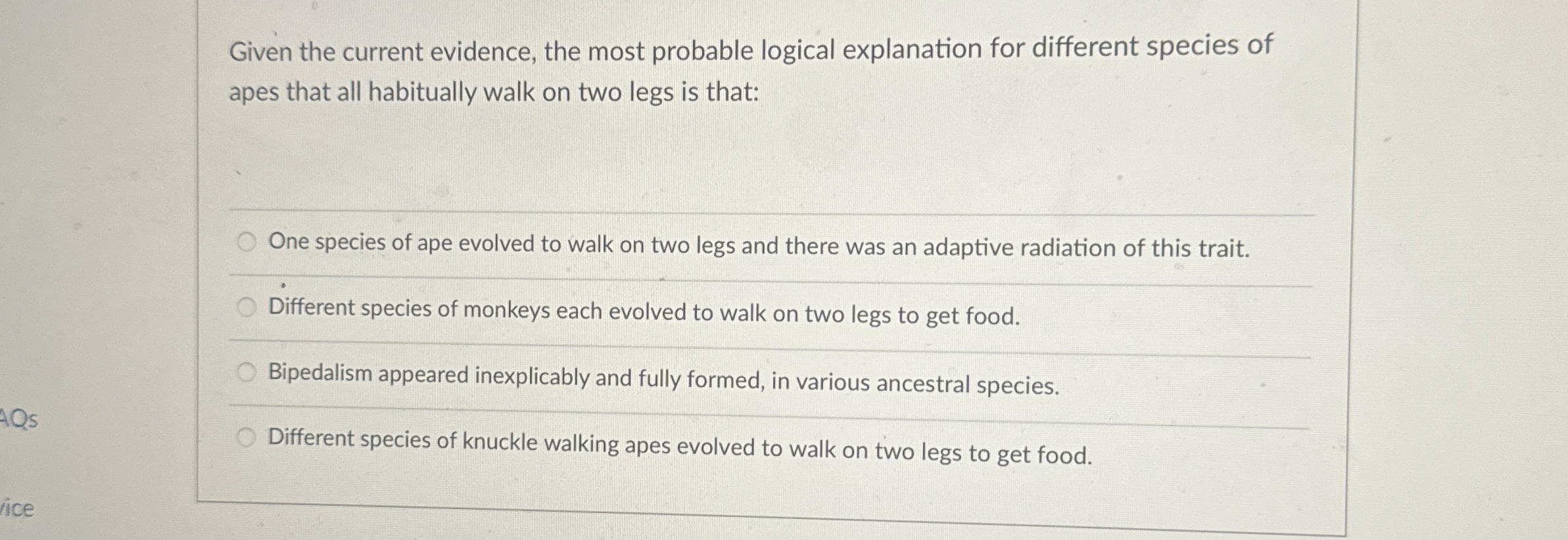 Solved Given the current evidence, the most probable logical | Chegg.com