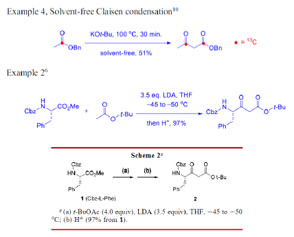 Solved Example 4, ﻿Solvent-free Claisen condensation | Chegg.com