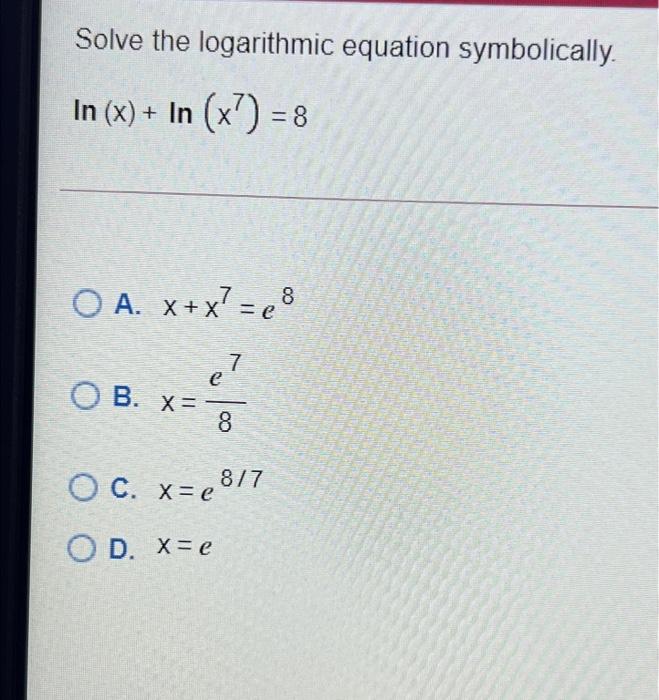 Solved Write the expression as one logarithm. log (11) + log | Chegg.com